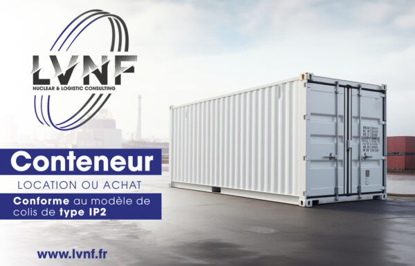 Nos conteneurs conformes au modèle de colis de type IP2 – LVNF